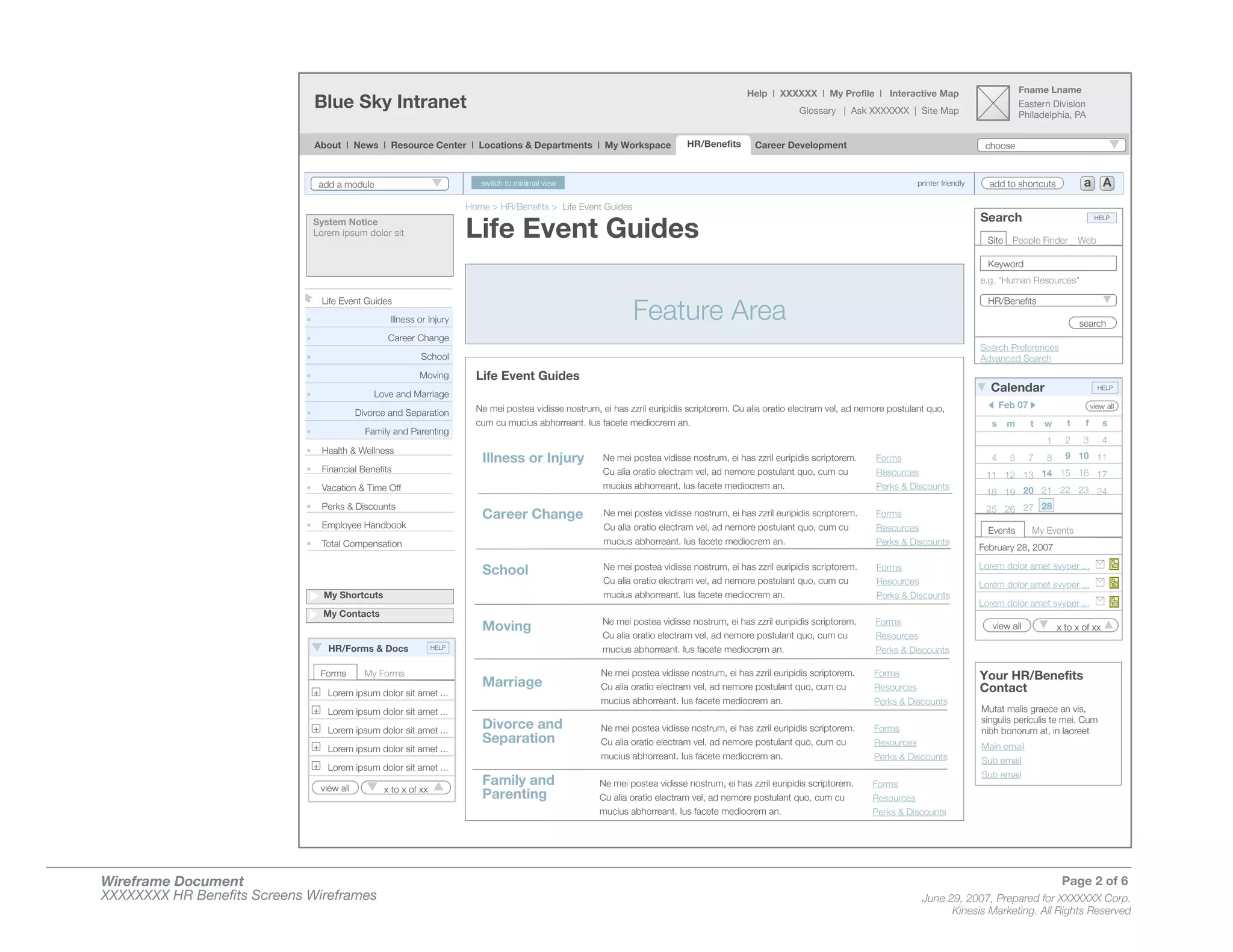 Intranet - Human Resources Section | PDF