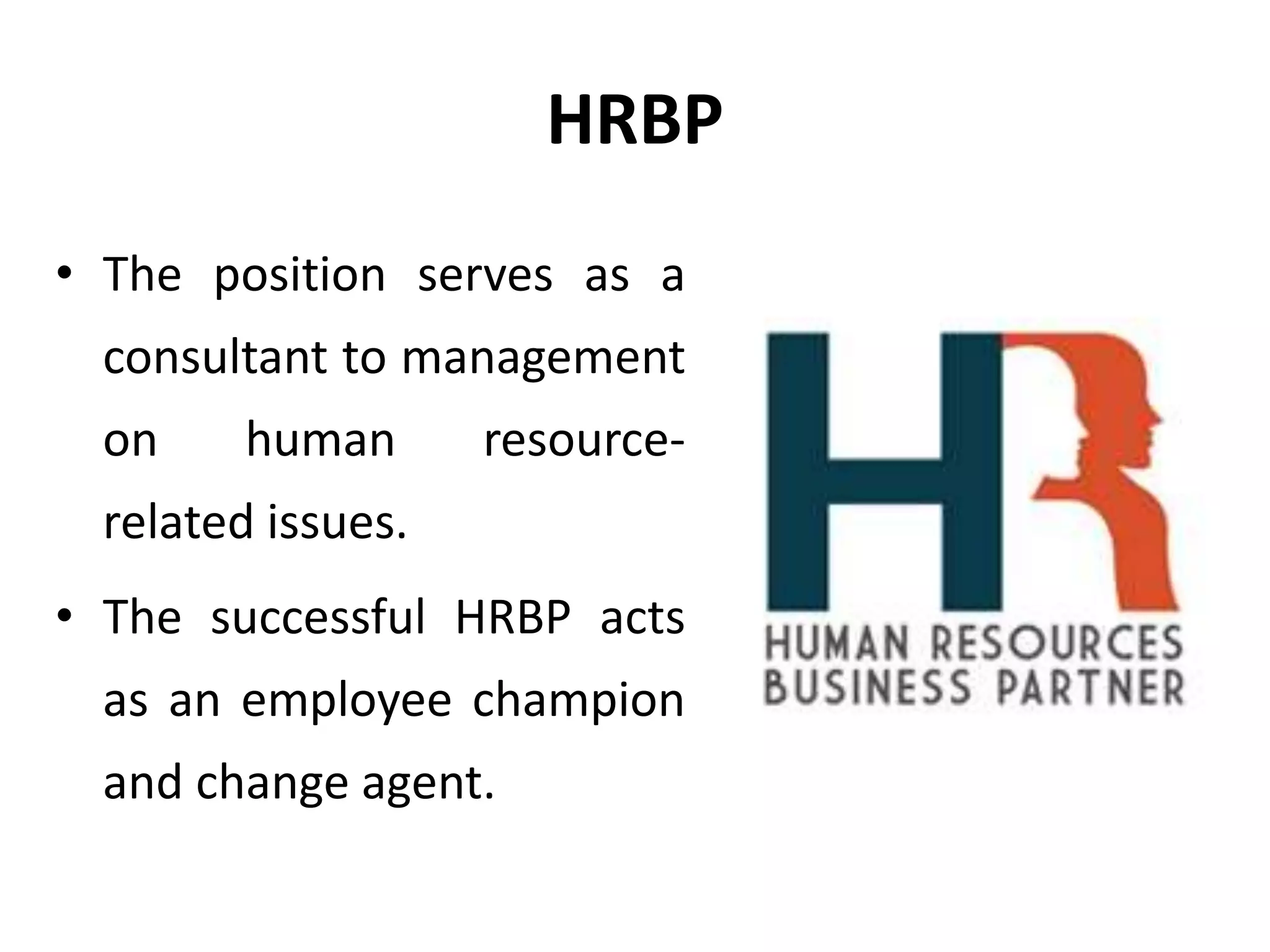 HRBP - Human Resource Business Partner - Manu Melwin Joy | PPTX | Human Resources | Business