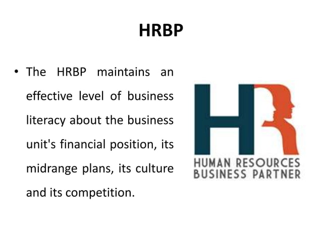 HRBP - Human Resource Business Partner - Manu Melwin Joy | PPTX | Human ...