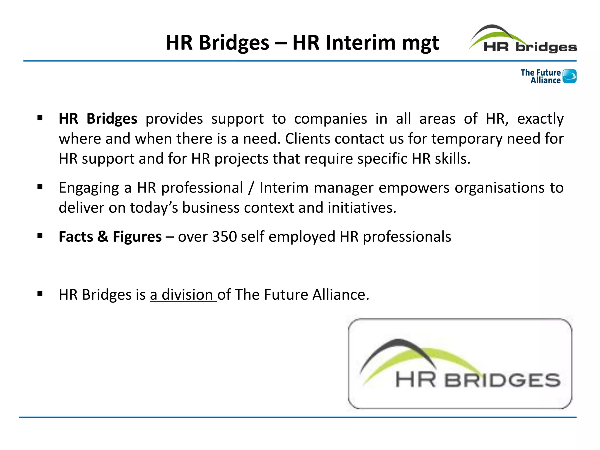 HR Bridges - general intro | PPT