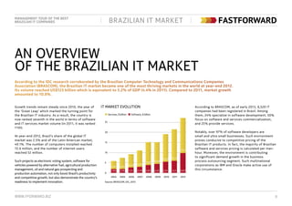 MANAGEMENT TOUR OF THE BEST BRAZILIAN IT COMPANIES | PDF