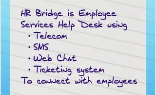 Hr bridge presentation | PPT