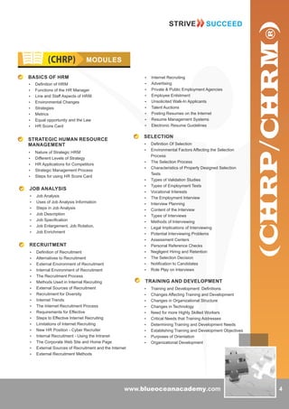 Human Resource Management - Course Brochure | PDF