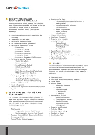 Human Resource Management - Course Brochure | PDF