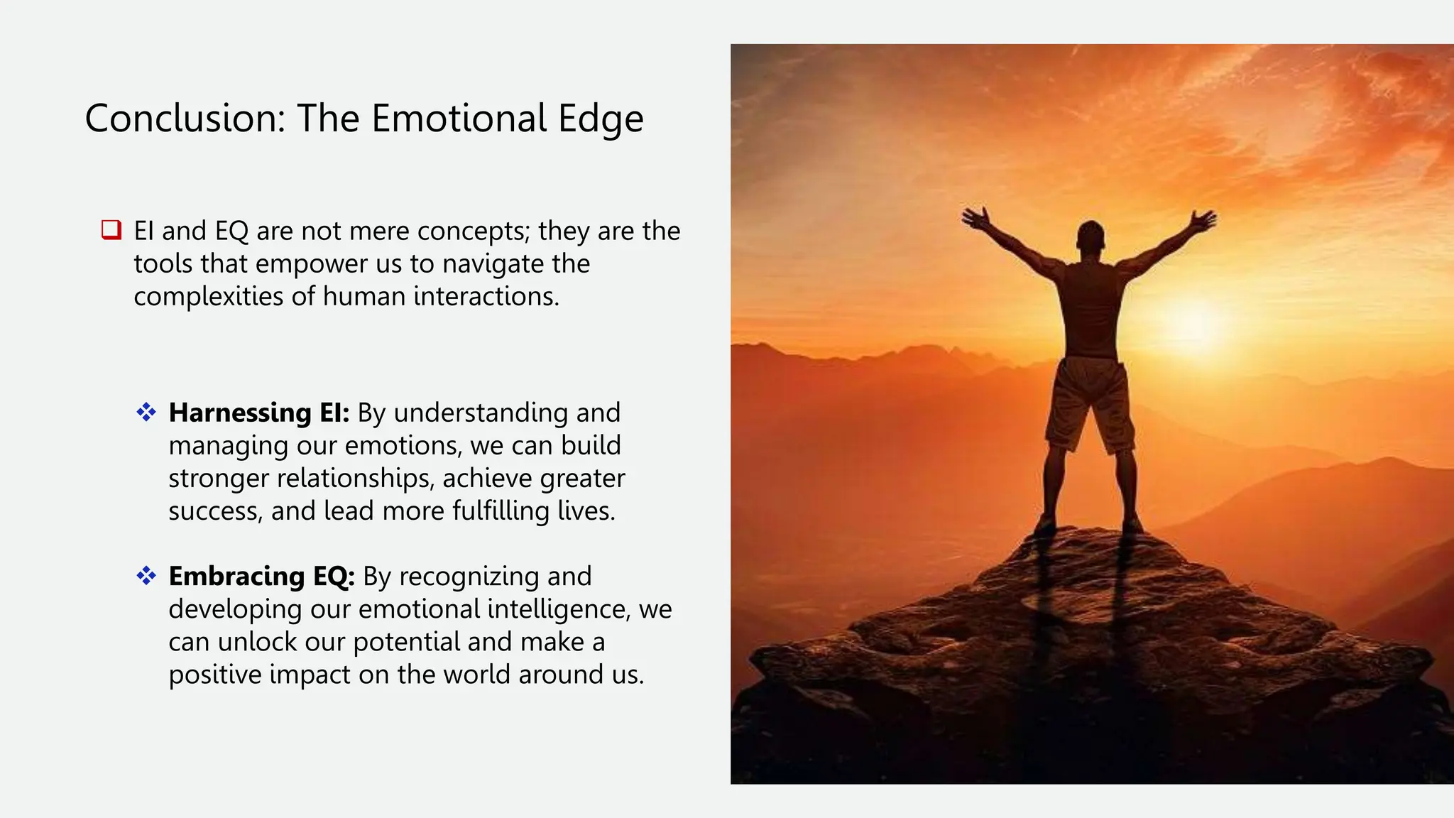 Understanding the Concept of Emotional Intelligence (EI) and Emotional ...