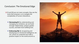 Understanding the Concept of Emotional Intelligence (EI) and Emotional ...