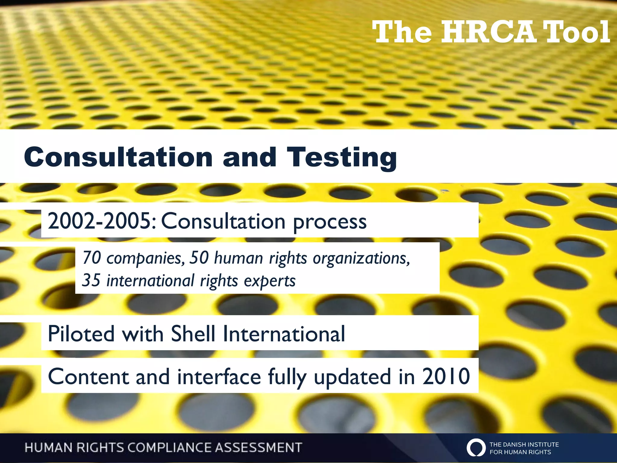 Human Rights Compliance Assessment Presentation | PPT