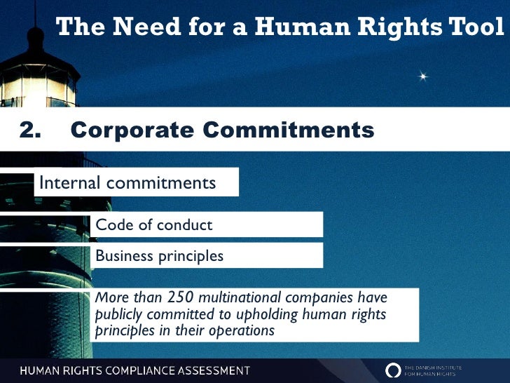 Human Rights Compliance Assessment Presentation