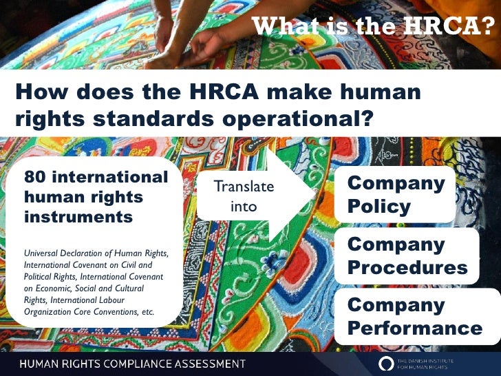 Human Rights Compliance Assessment Presentation