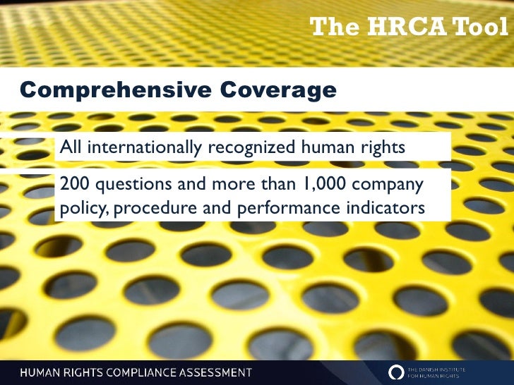 Human Rights Compliance Assessment Presentation