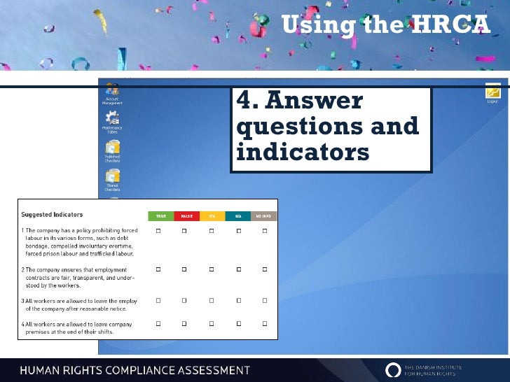Human Rights Compliance Assessment Presentation