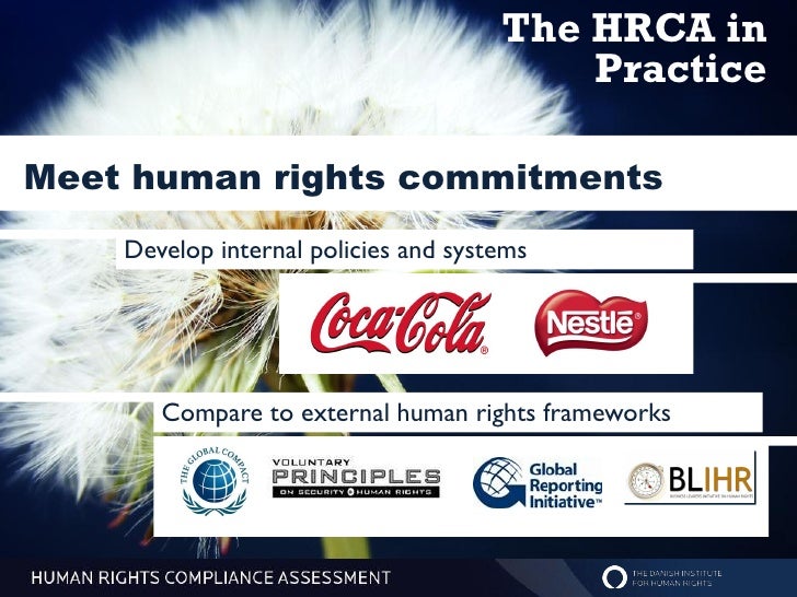 Human Rights Compliance Assessment Presentation