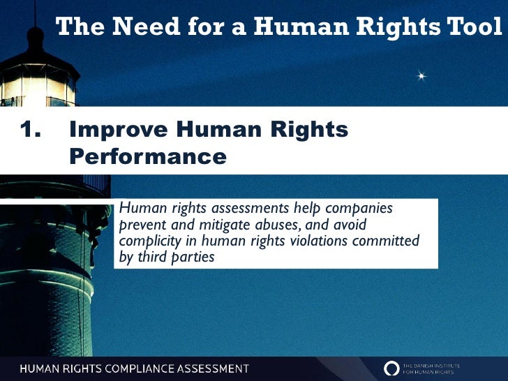 Human Rights Compliance Assessment Presentation