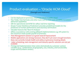 HR challenges and HCM cloud solutions | PPT