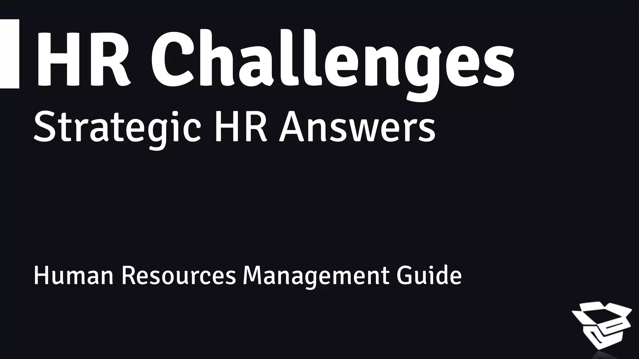 HR Challenges and HR Strategic Answers | PDF