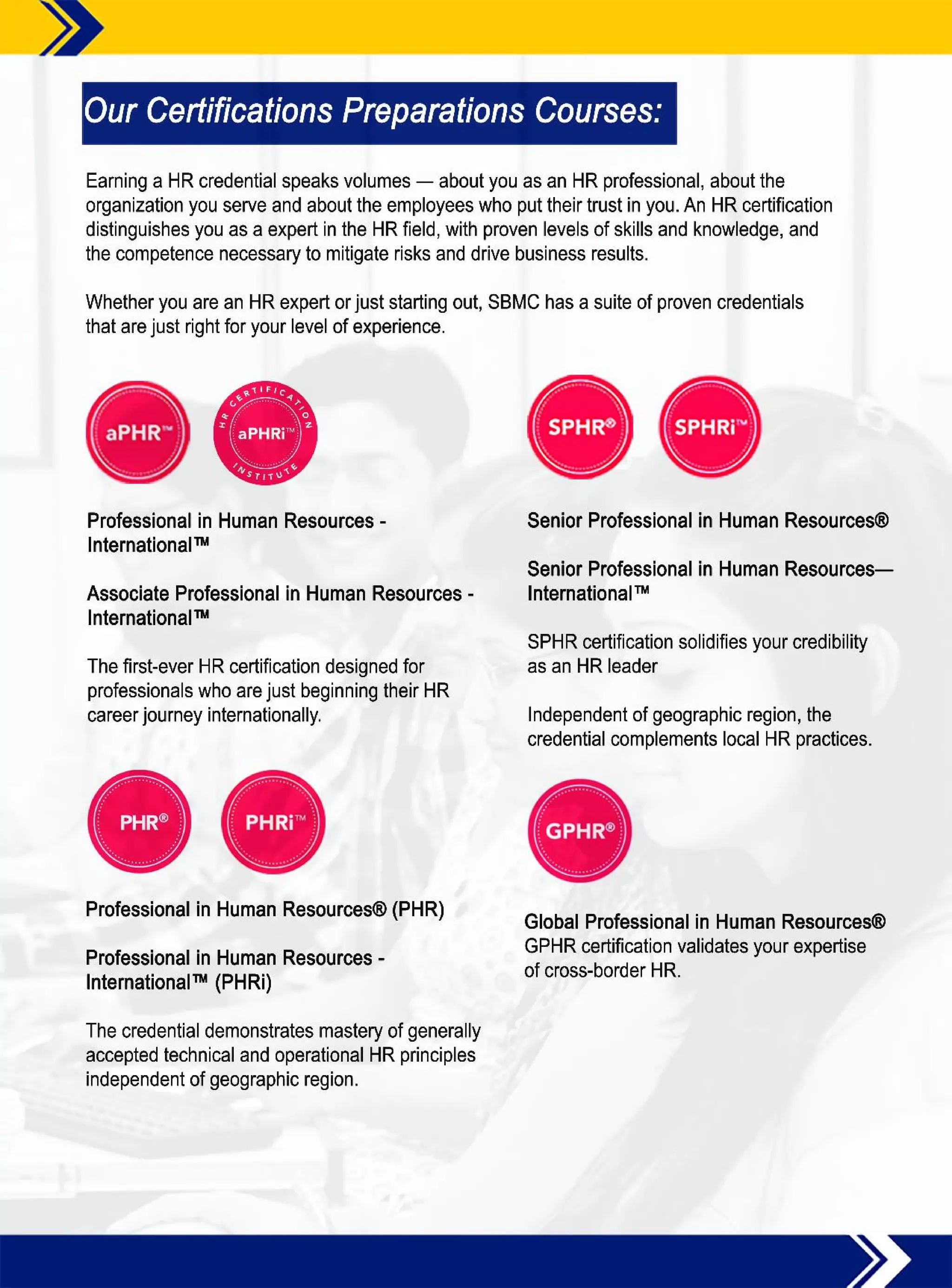 HRCI - GPHR, SPHR, SPHRi, PHR,PHRi | PDF
