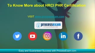 HRCI Professional in Human Resources (PHR) Certification | Sample ...