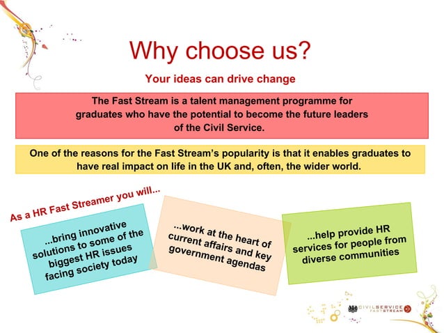 HR Civil Service Fast Stream | PPT