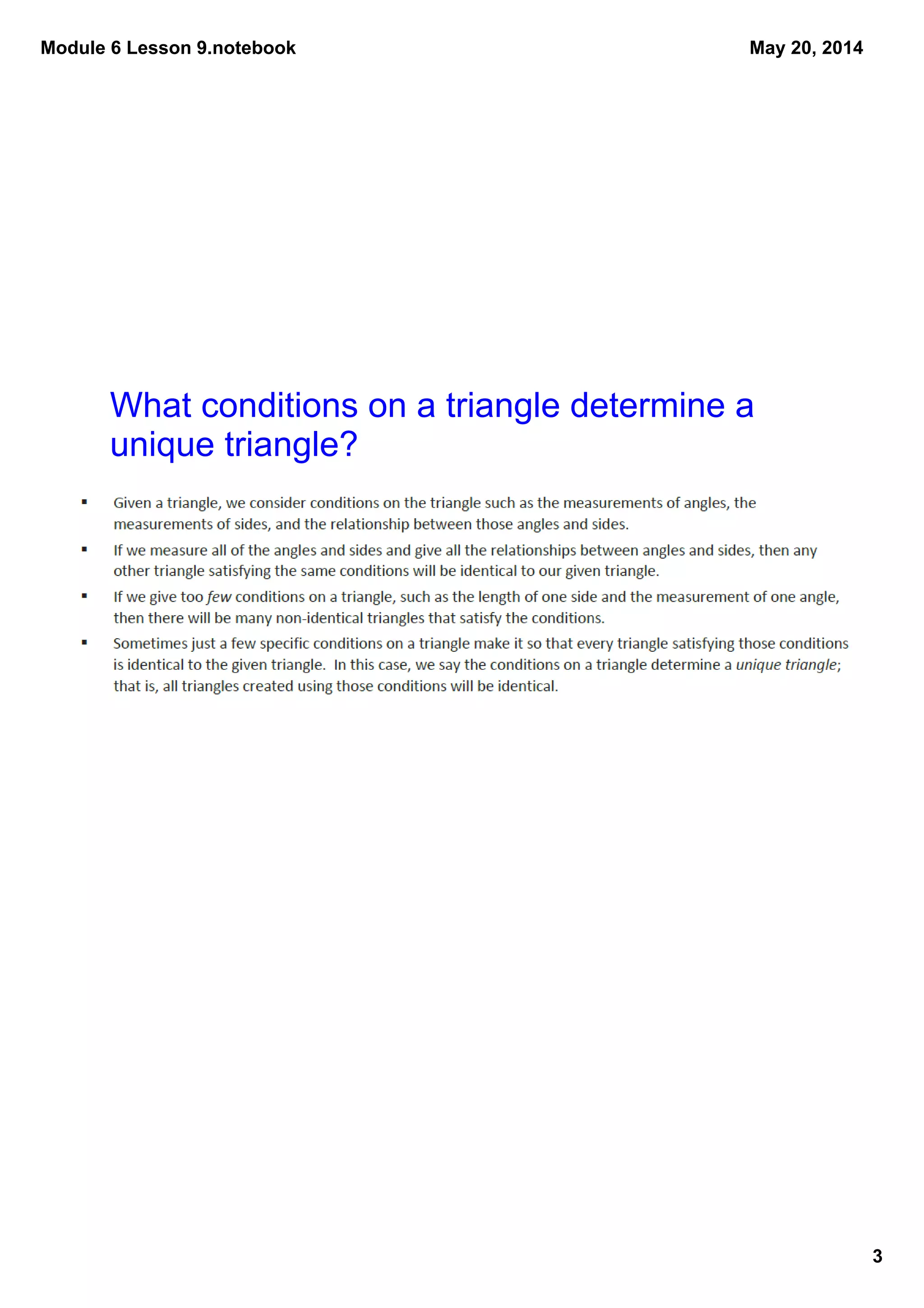 Module 6 lesson 9 | PDF
