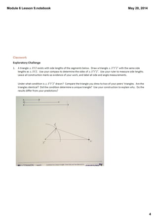 Module 6 lesson 9 | PDF