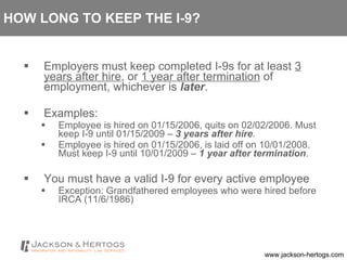 I-9 & E Verify Presentation | PPT