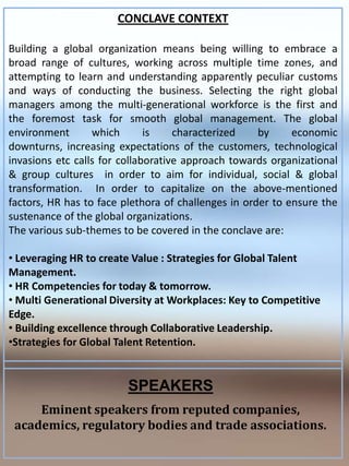 Hr conclave | PPTX