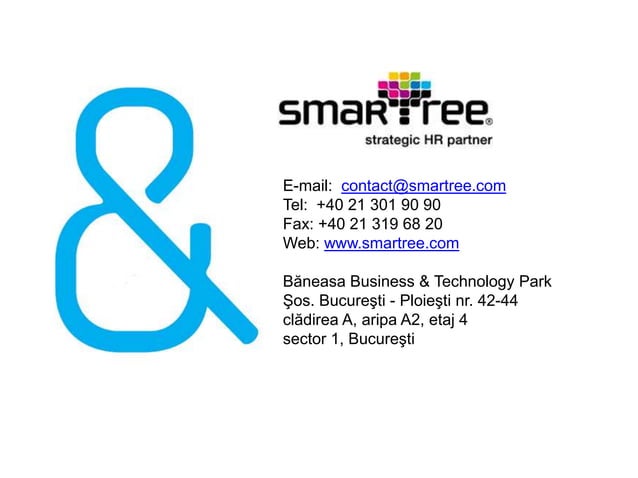 HR Conference 2014 - Smartree Romania | PPT