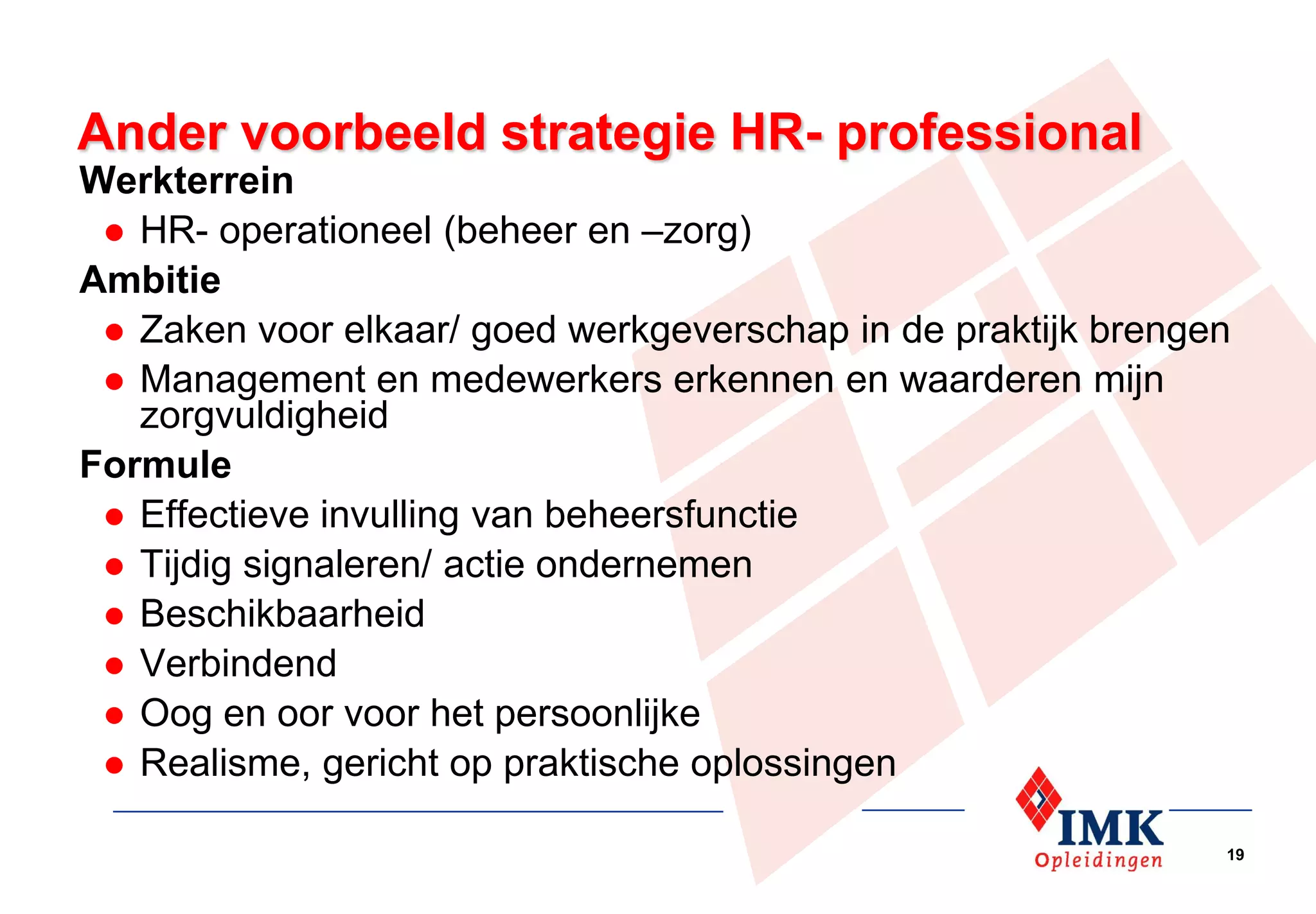HR Congres 01-09-2011 Strategisch HR | PDF | Human Resources | Business
