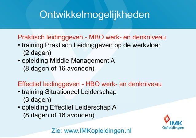 HR congres 2012 - Praktisch leidinggeven op de werkvloer | PPT