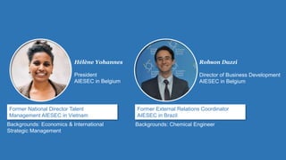 HRCongres dag 2 AIESEC Hélène & Robson | PPTX | Internet | Computing