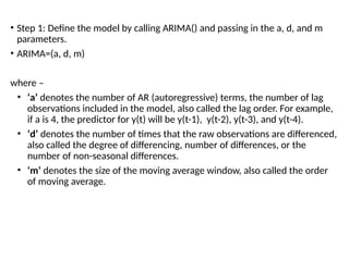 HR Cost Forecasting using ARIMA modelling | PPTX