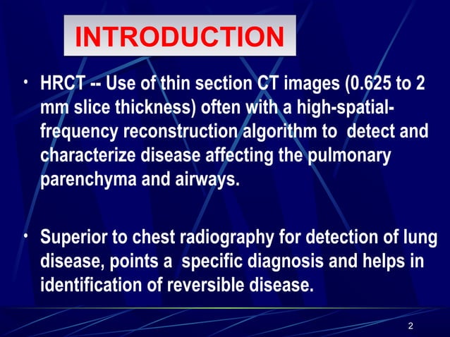 HRCT Reticular pattern | PPT