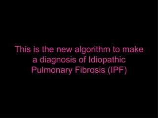HRCT in Diffuse Lung Diseases - II (Honeycombing, UIP pattern, IPF) | PPT
