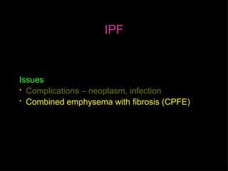 HRCT in Diffuse Lung Diseases - II (Honeycombing, UIP pattern, IPF) | PPT