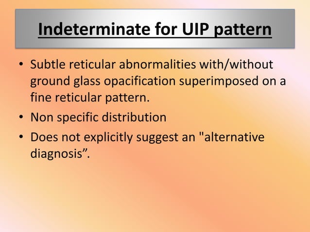 HRCT basics of UIP POSTER.pptx | Lung and Respiratory Health | Diseases ...