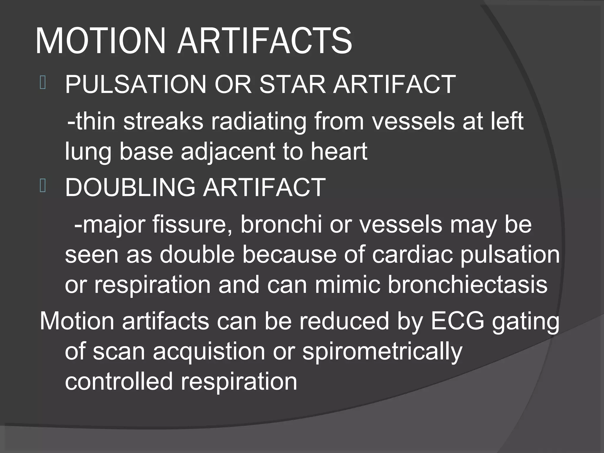 Hrct chest technique and interpretation | PPT