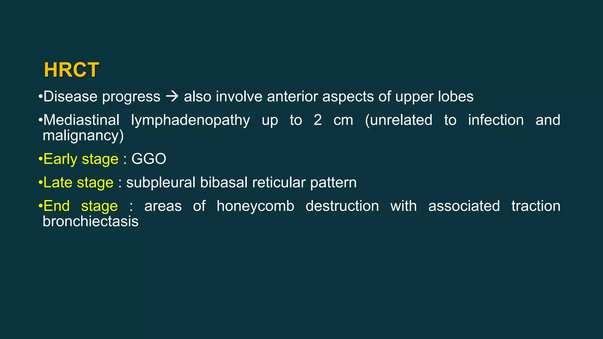 Radiological Approach To Diffuse Lung Diseases | PPTX