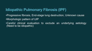 Radiological Approach To Diffuse Lung Diseases | PPTX