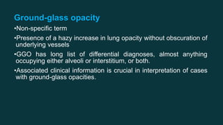 Radiological Approach To Diffuse Lung Diseases | PPTX