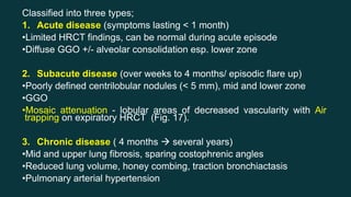 Radiological Approach To Diffuse Lung Diseases | PPTX