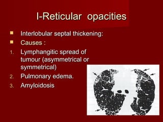 Hrct in diagnosis of diffuse lung diseases | PPT
