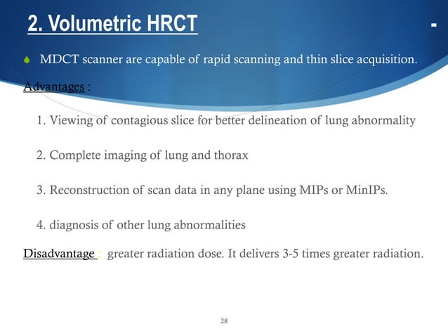 HRCT TECHNIQUE AND INTERPRETATION | PDF