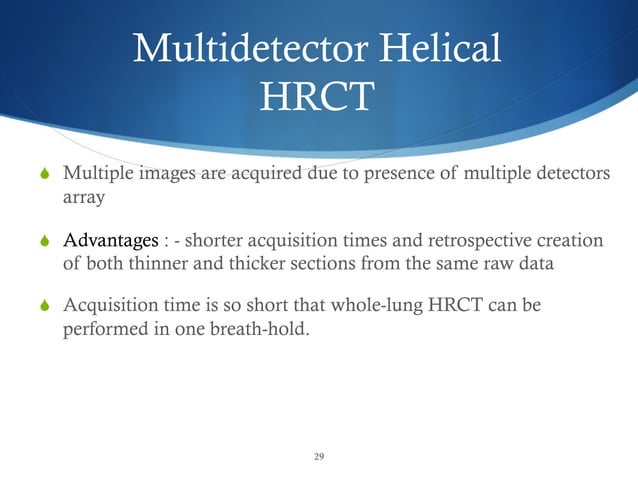 HRCT TECHNIQUE AND INTERPRETATION | PDF