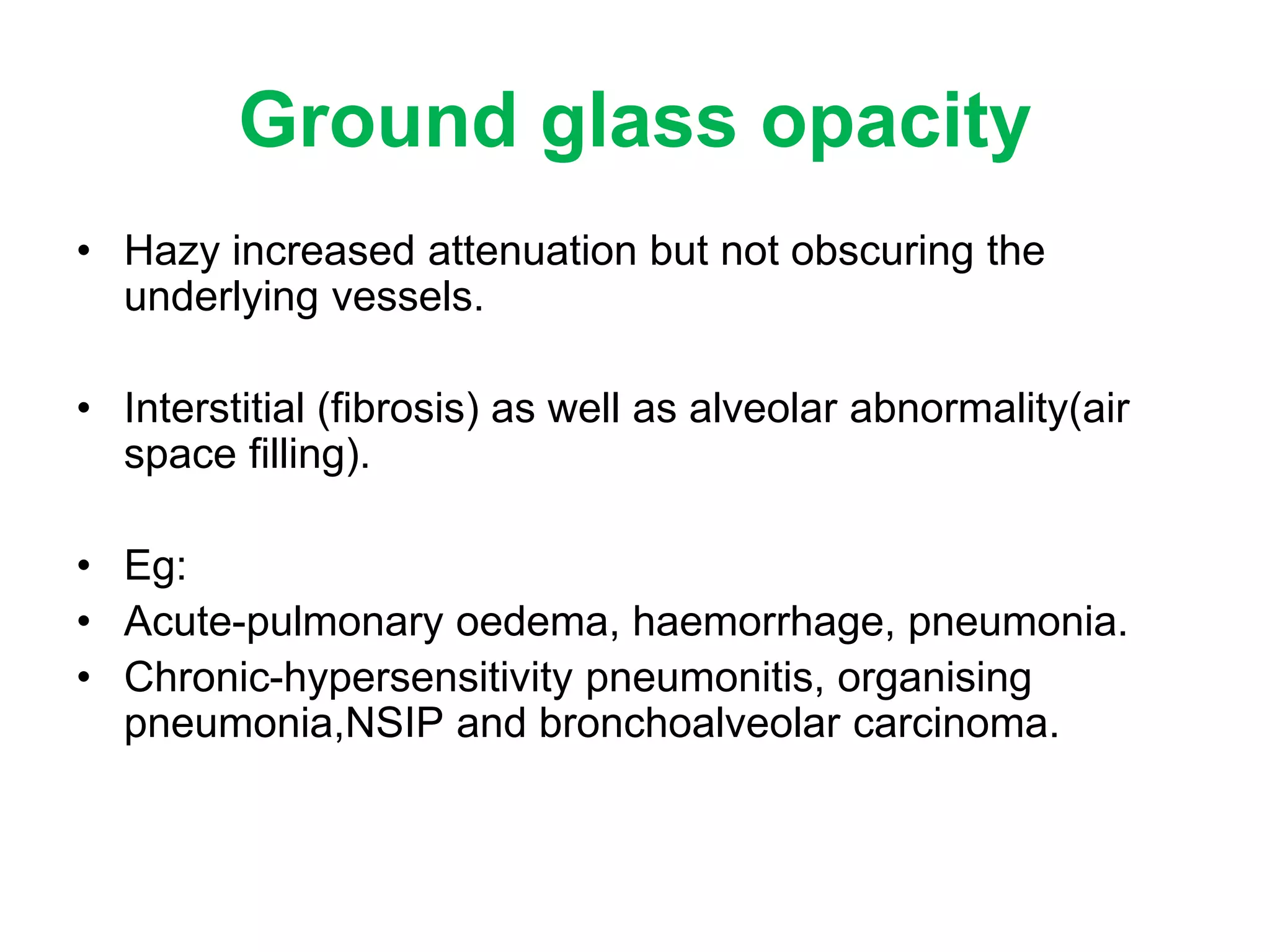 HRCT LUNG-BASIC INTERPRETATION | PPT