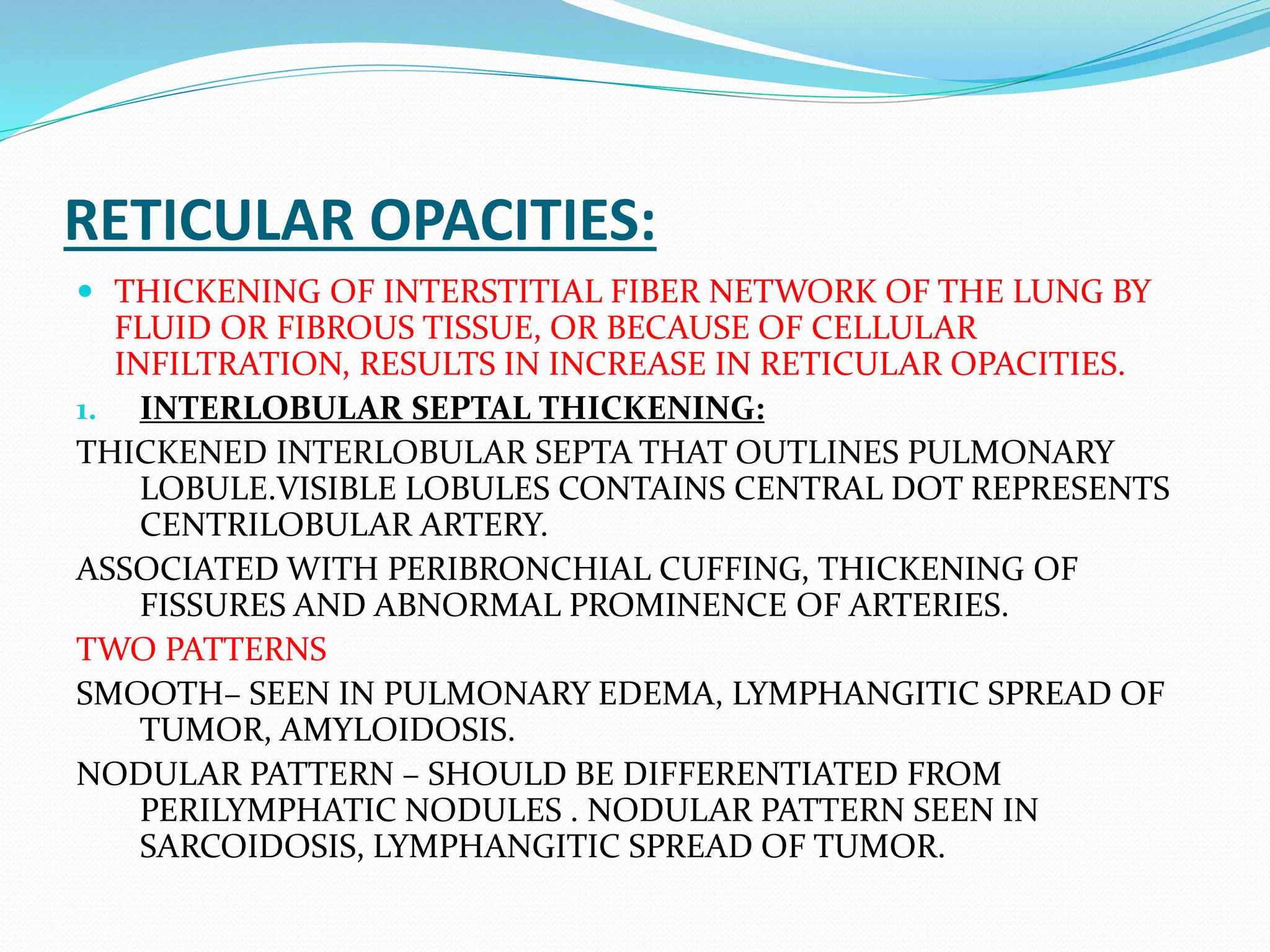 Hrct of idiopathic interstitial pneumonias | PPTX