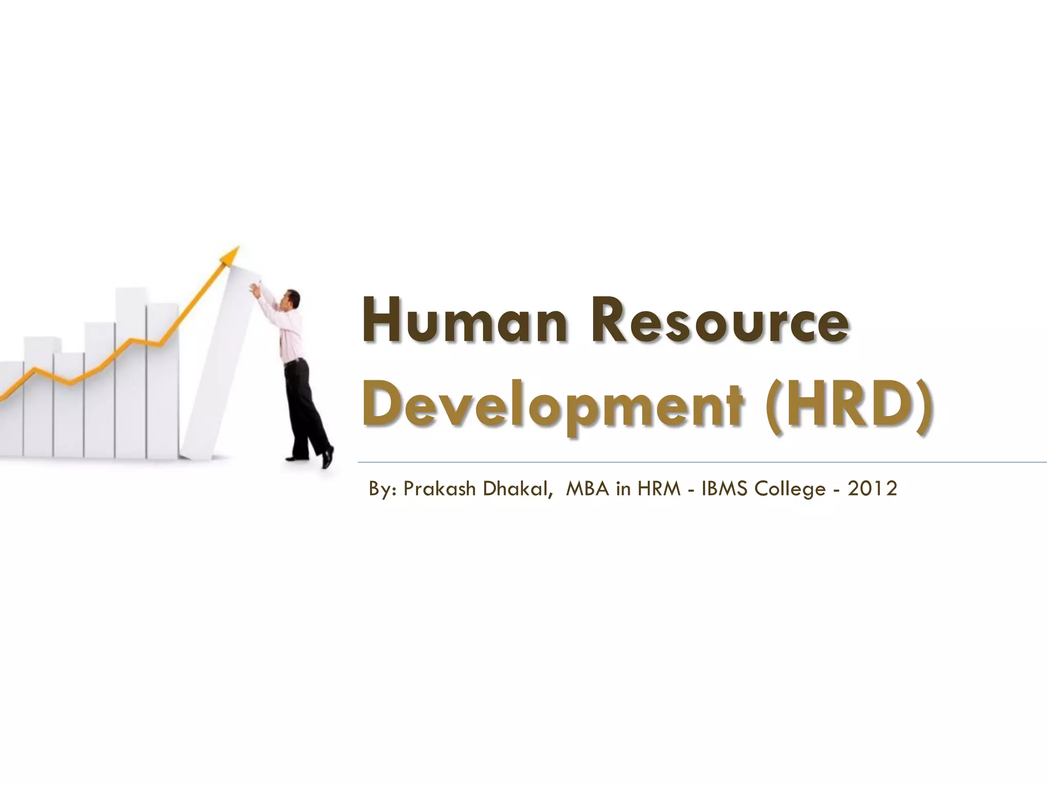 Human Resource Development (HRD) | PDF