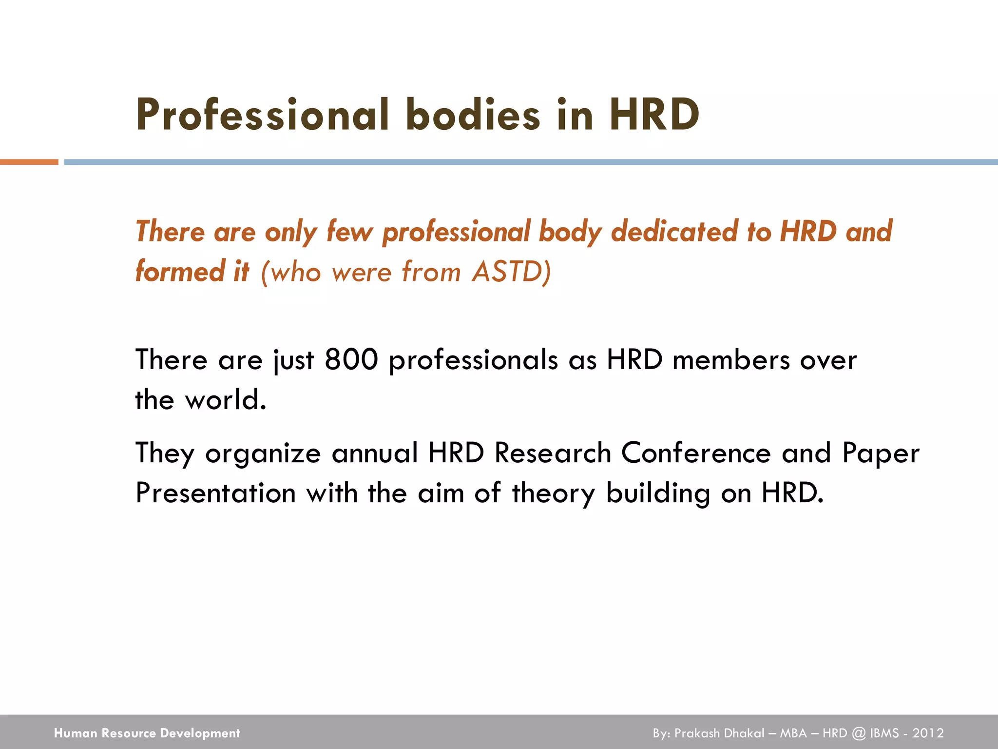 Human Resource Development (HRD) | PDF