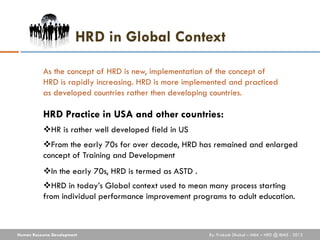 Human Resource Development (HRD) | PDF