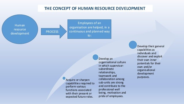 HUMAN RESOURCE DEVELOPMENT MEANING, IMPORTANCE AND MECHANISM