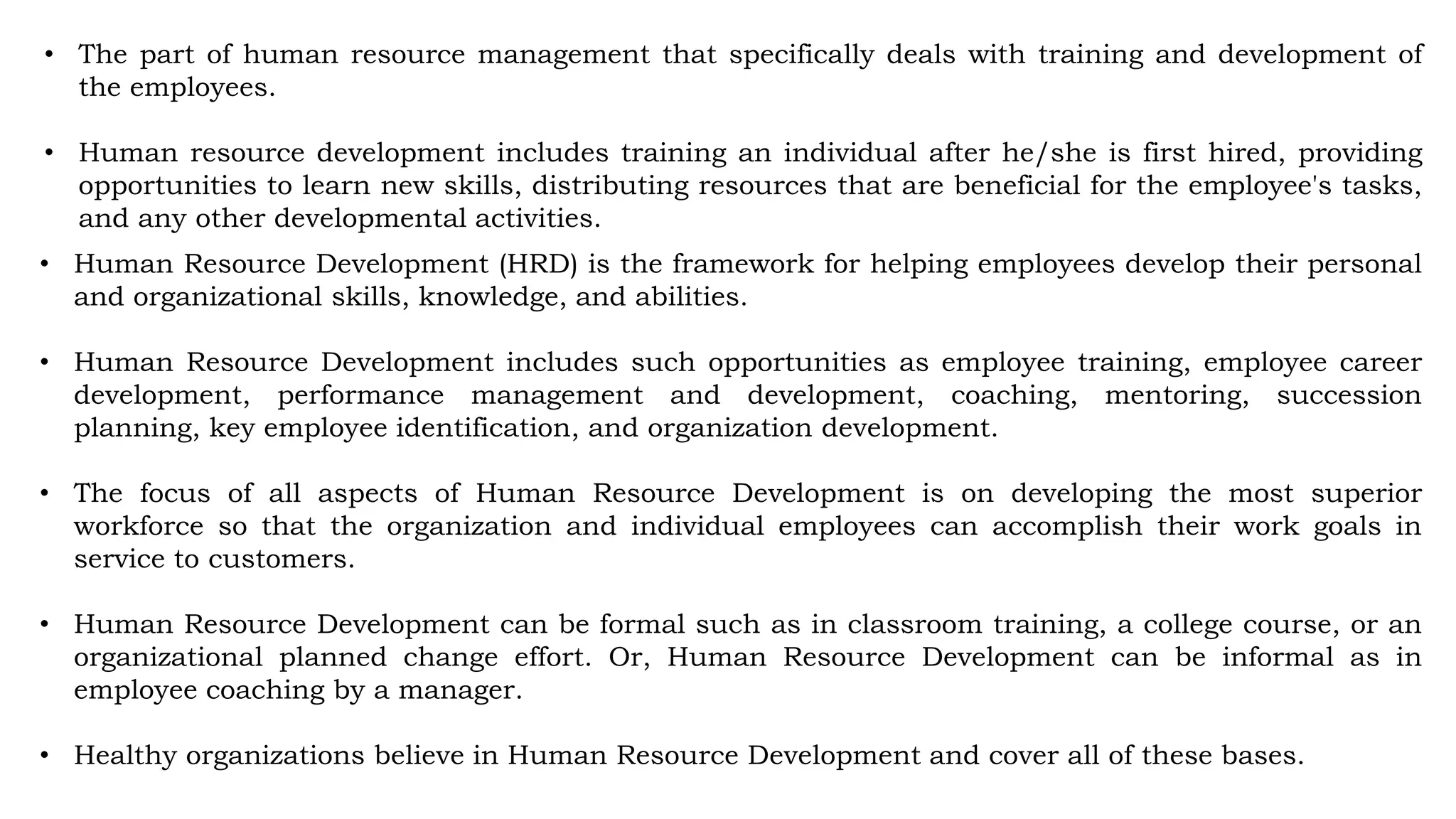 Human Resource Development | PPT